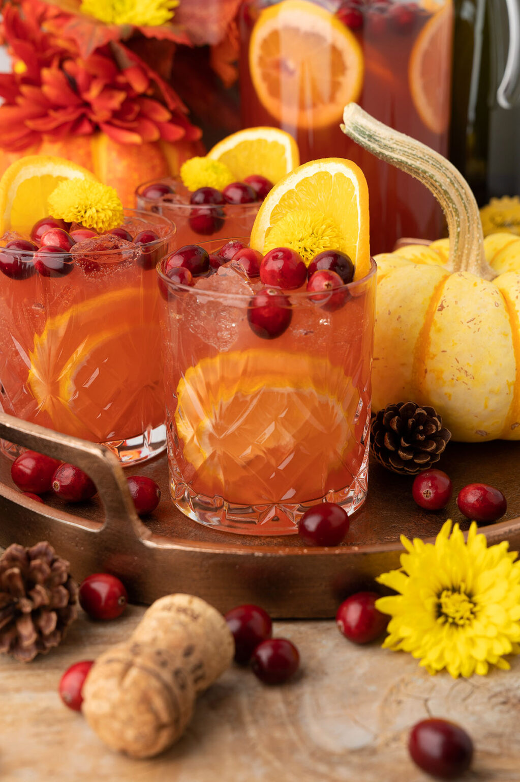 Cranberry Orange Prosecco Punch - xoxoBella