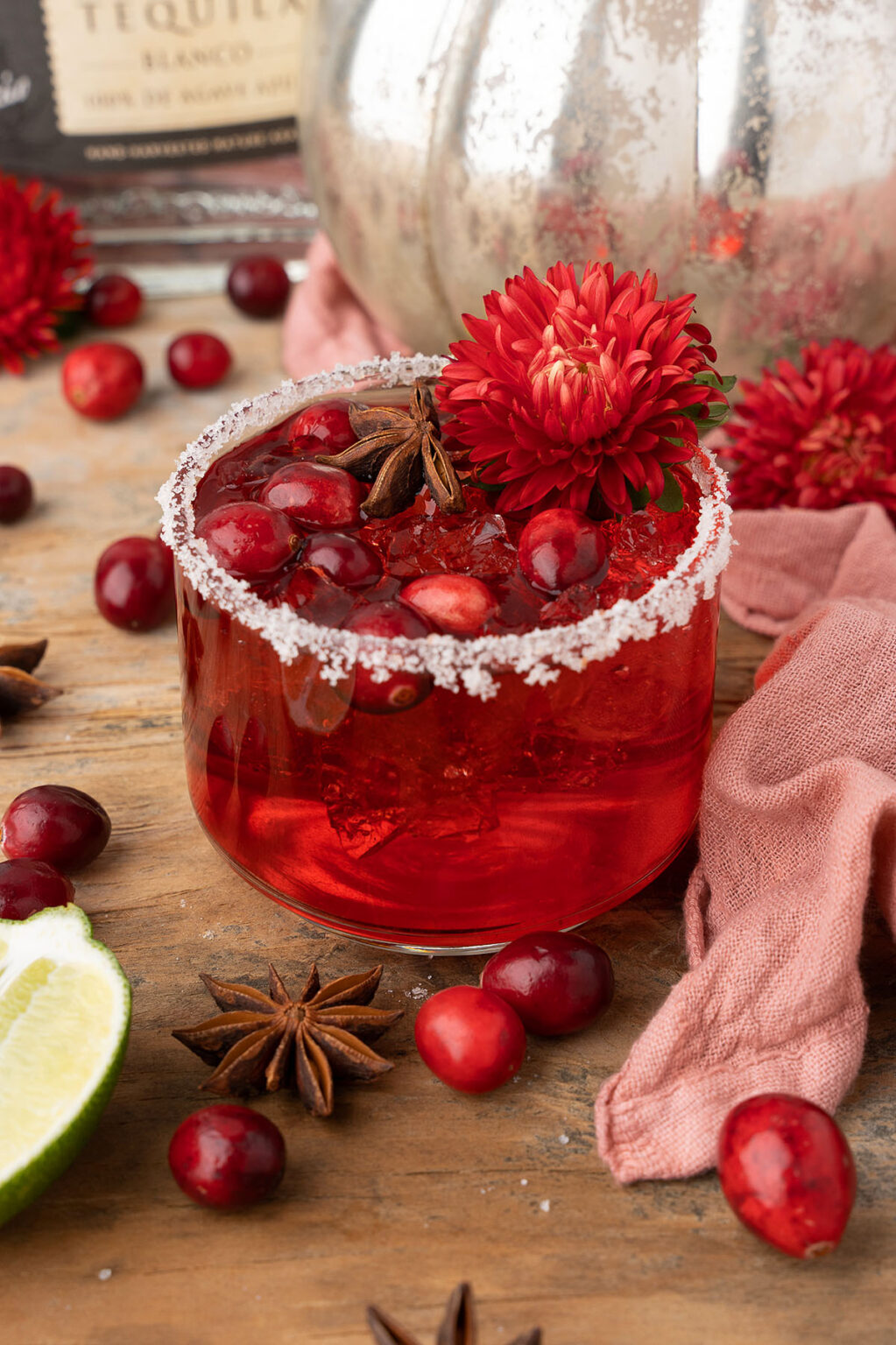Holiday Cranberry Margarita - xoxoBella