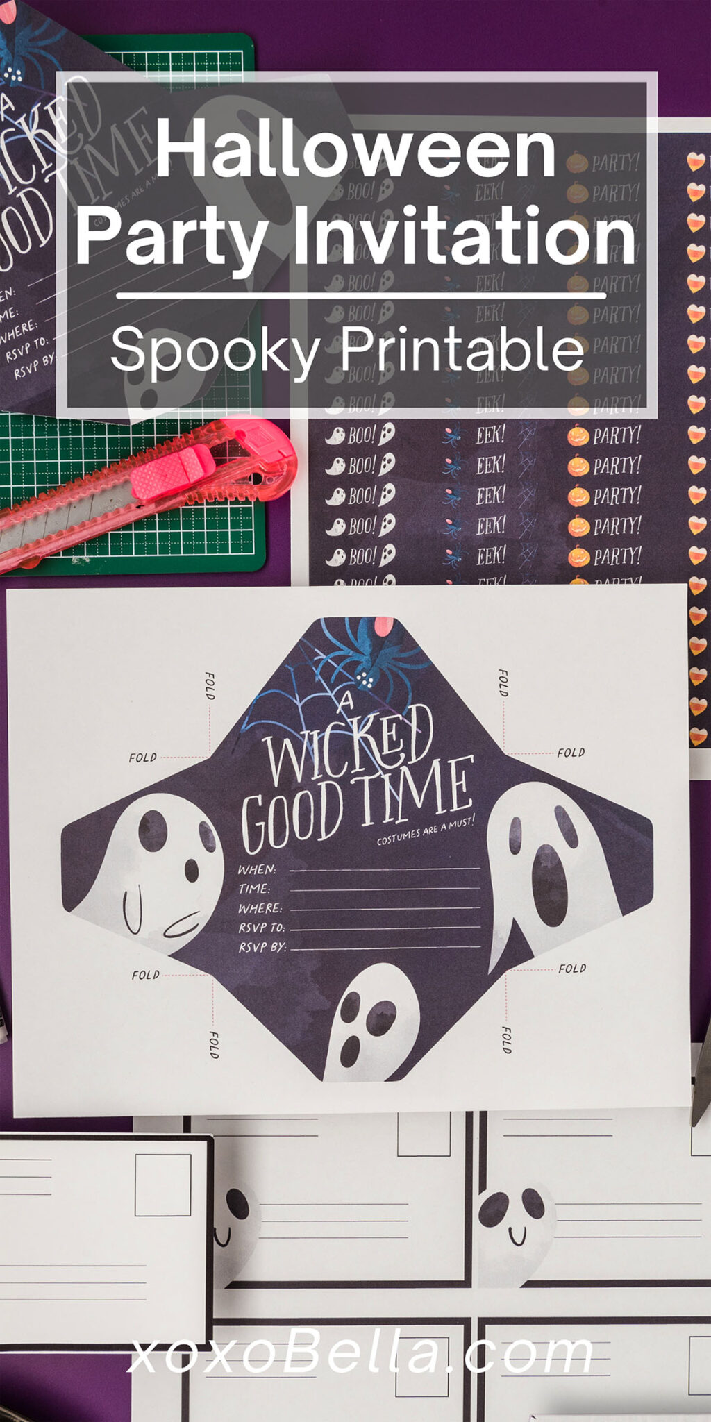 Spooky Printable Halloween Party Invitation - It's Free! - xoxoBella