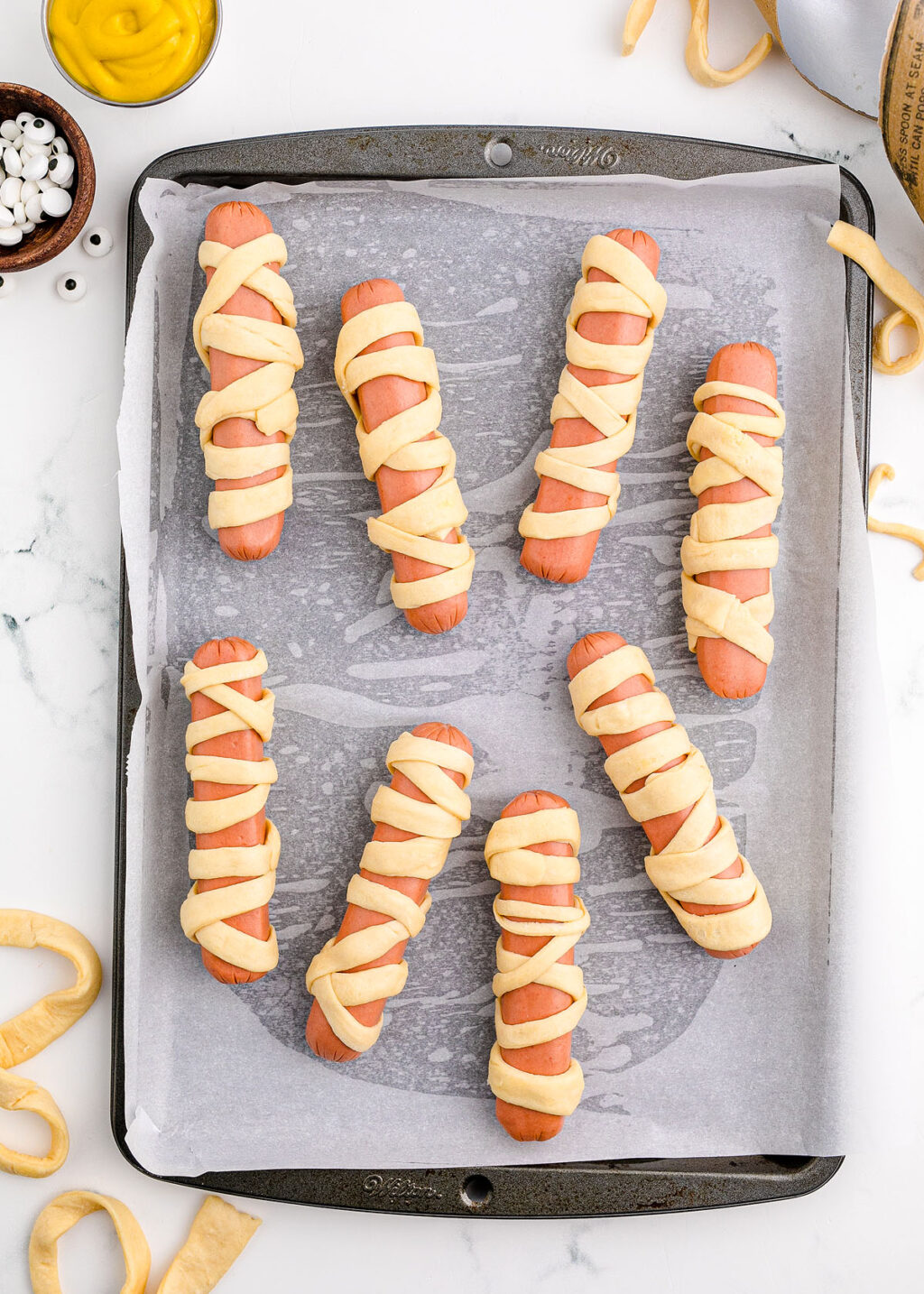 Mummy Halloween Hot Dogs - xoxoBella