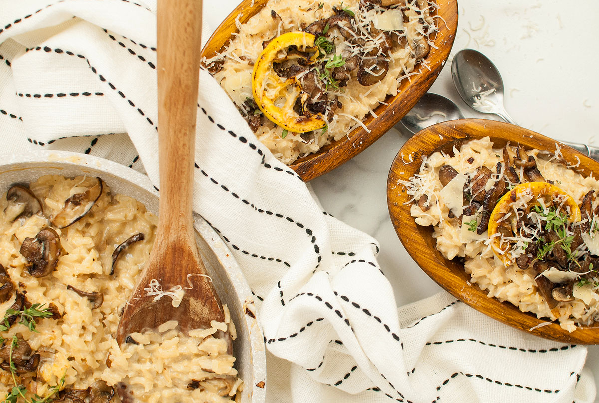 Mushroom Risotto - xoxoBella