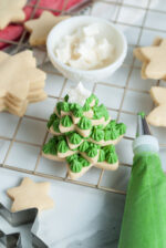3D Christmas Tree Sugar Cookies - xoxoBella