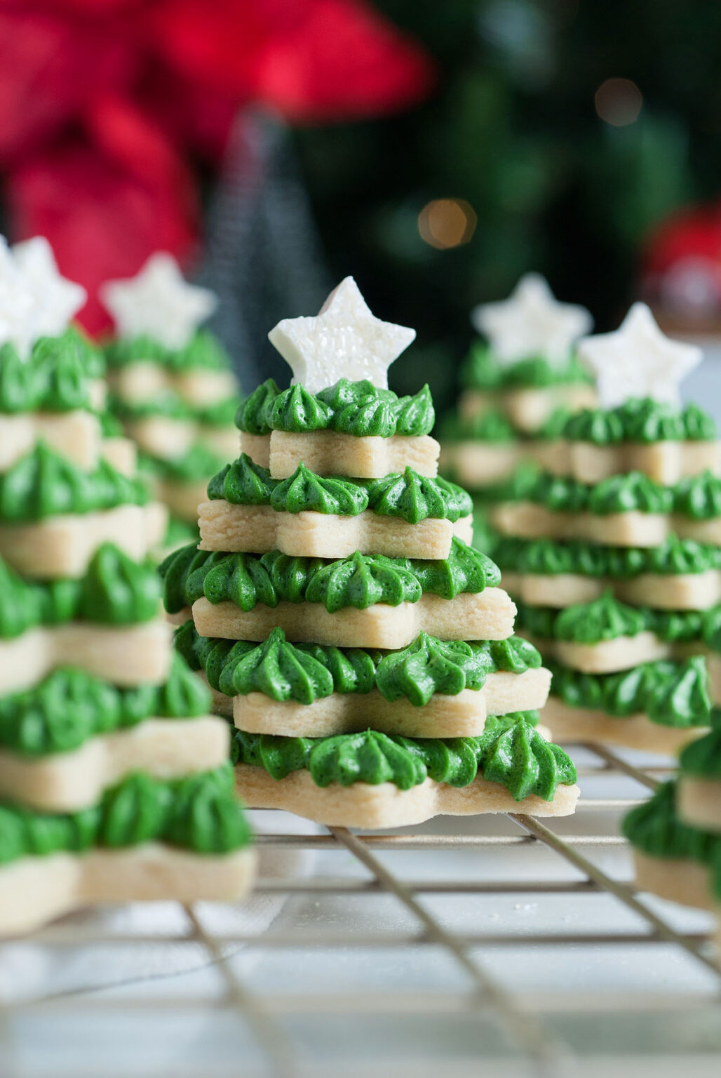 3D Christmas Tree Sugar Cookies - xoxoBella