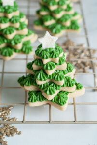 3D Christmas Tree Sugar Cookies - xoxoBella