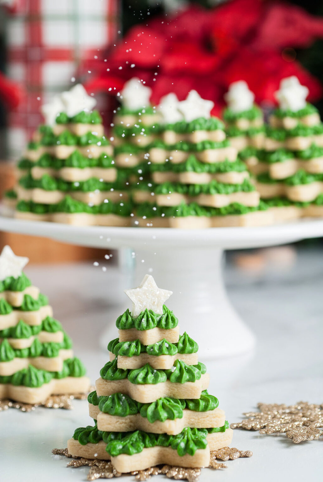 3D Christmas Tree Sugar Cookies - xoxoBella