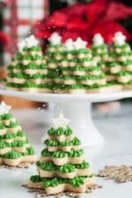 3D Christmas Tree Sugar Cookies - xoxoBella