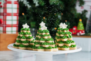 3D Christmas Tree Sugar Cookies - xoxoBella
