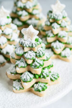 3D Christmas Tree Sugar Cookies - xoxoBella