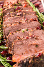 Cranberry Holiday Beef Brisket - xoxoBella