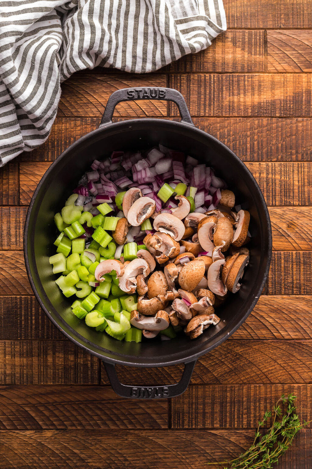 Creamy Mushroom Kale Turkey Soup - xoxoBella