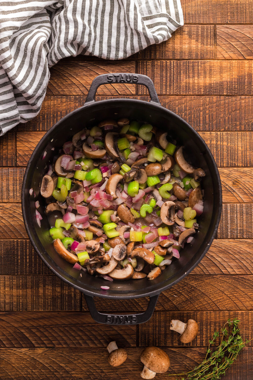 Creamy Mushroom Kale Turkey Soup - xoxoBella