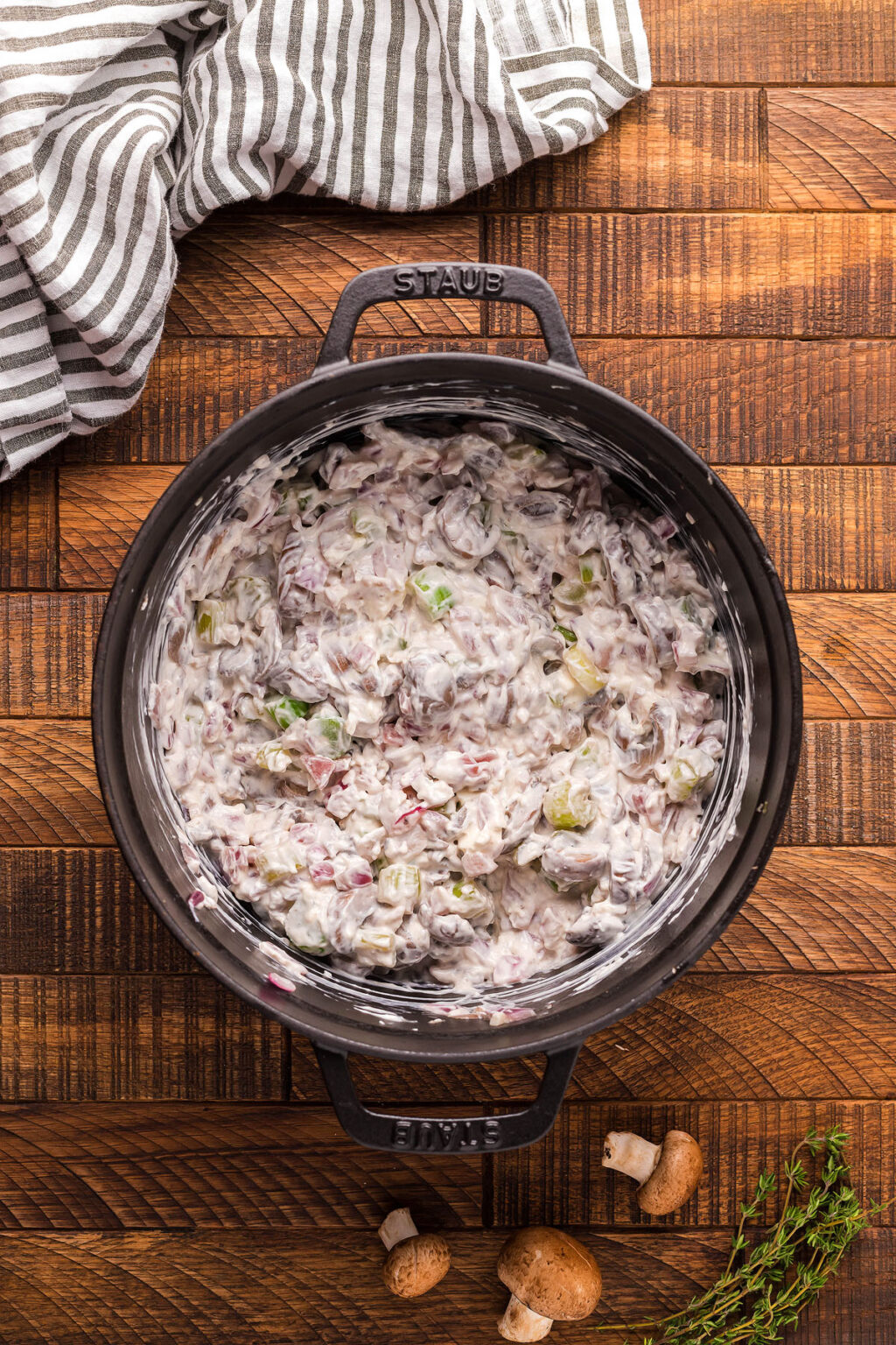 Creamy Mushroom Kale Turkey Soup - xoxoBella