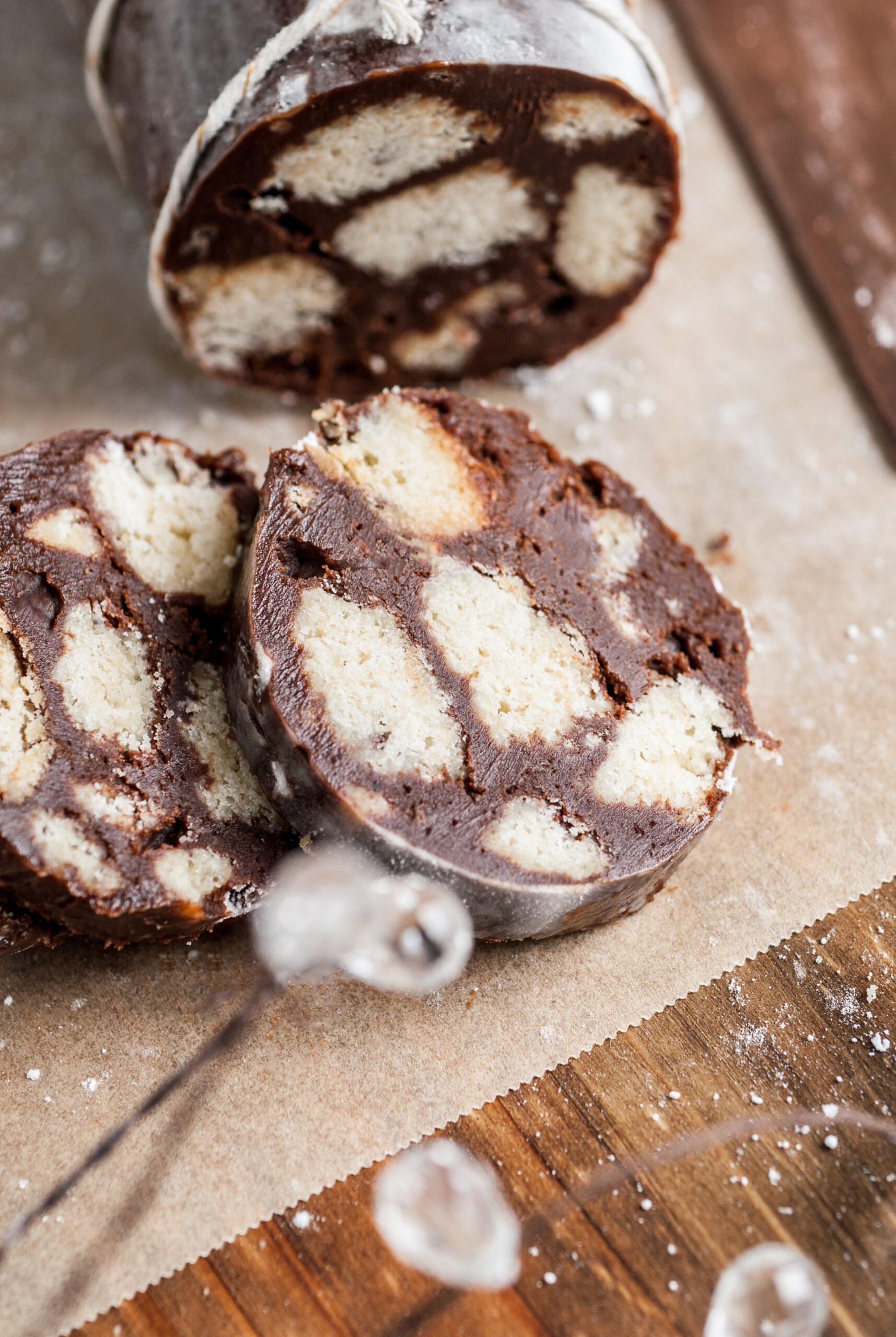 Italian Chocolate Salami - Salame di Cioccolato - xoxoBella