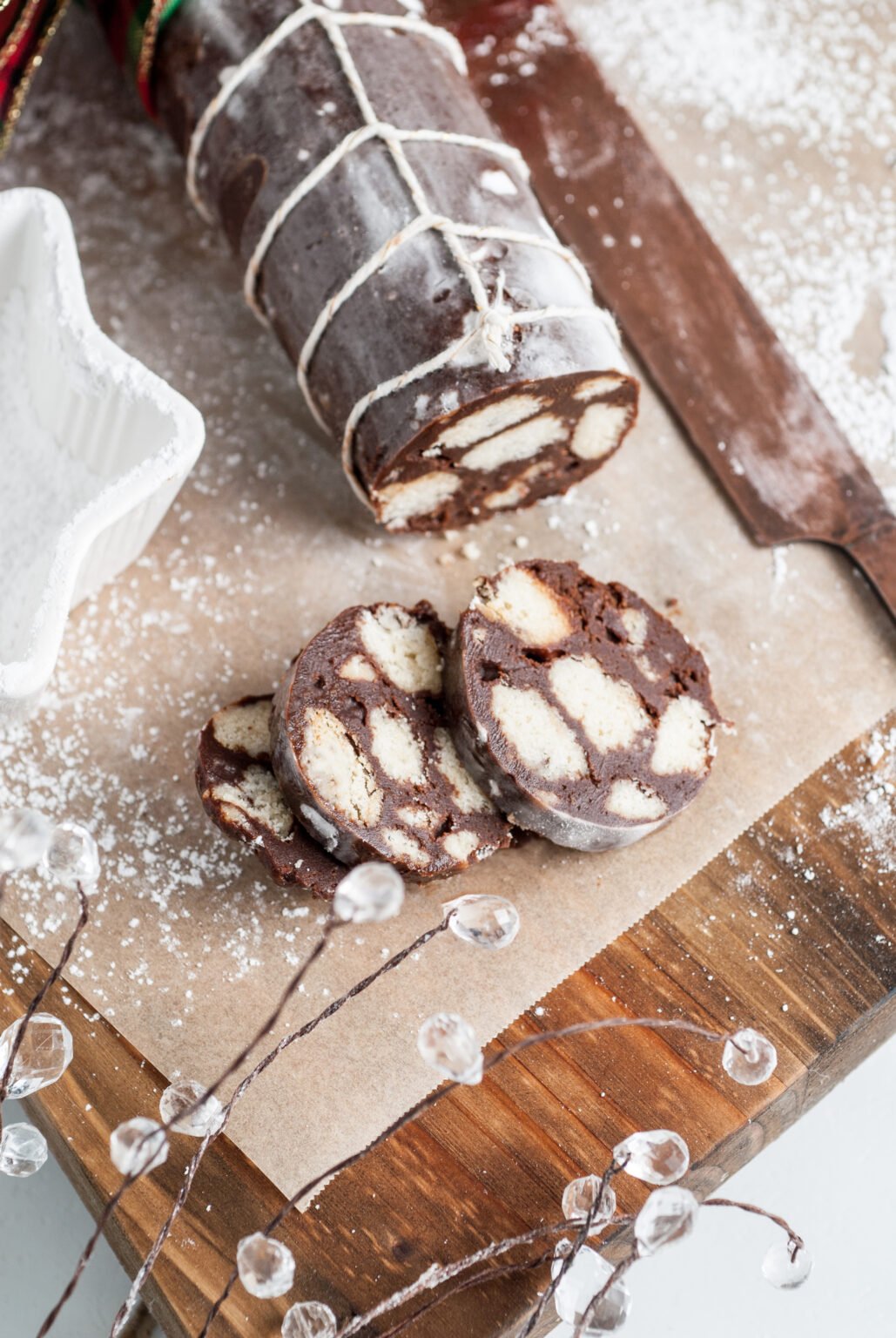 Italian Chocolate Salami - Salame di Cioccolato - xoxoBella