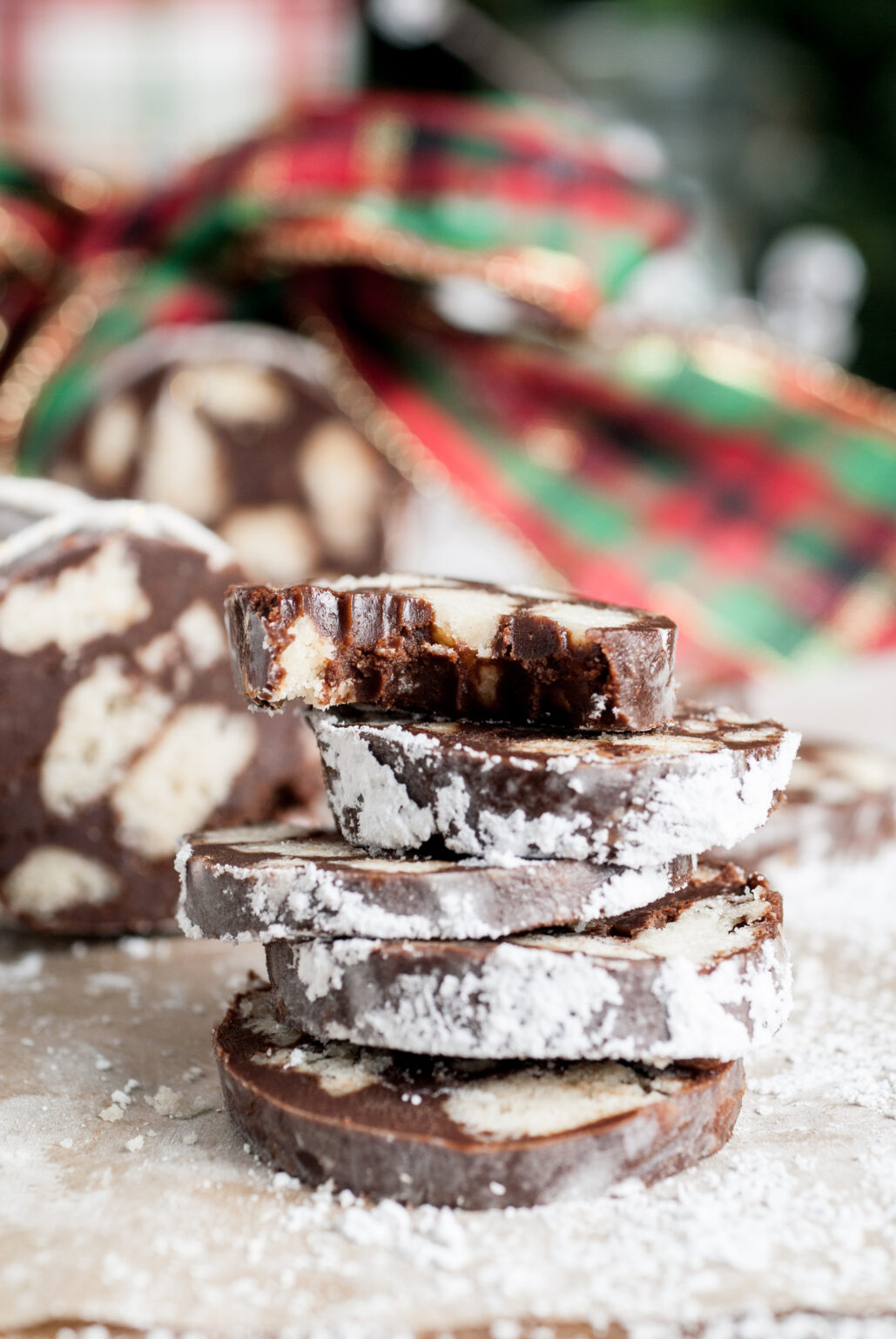 Italian Chocolate Salami - Salame di Cioccolato - xoxoBella
