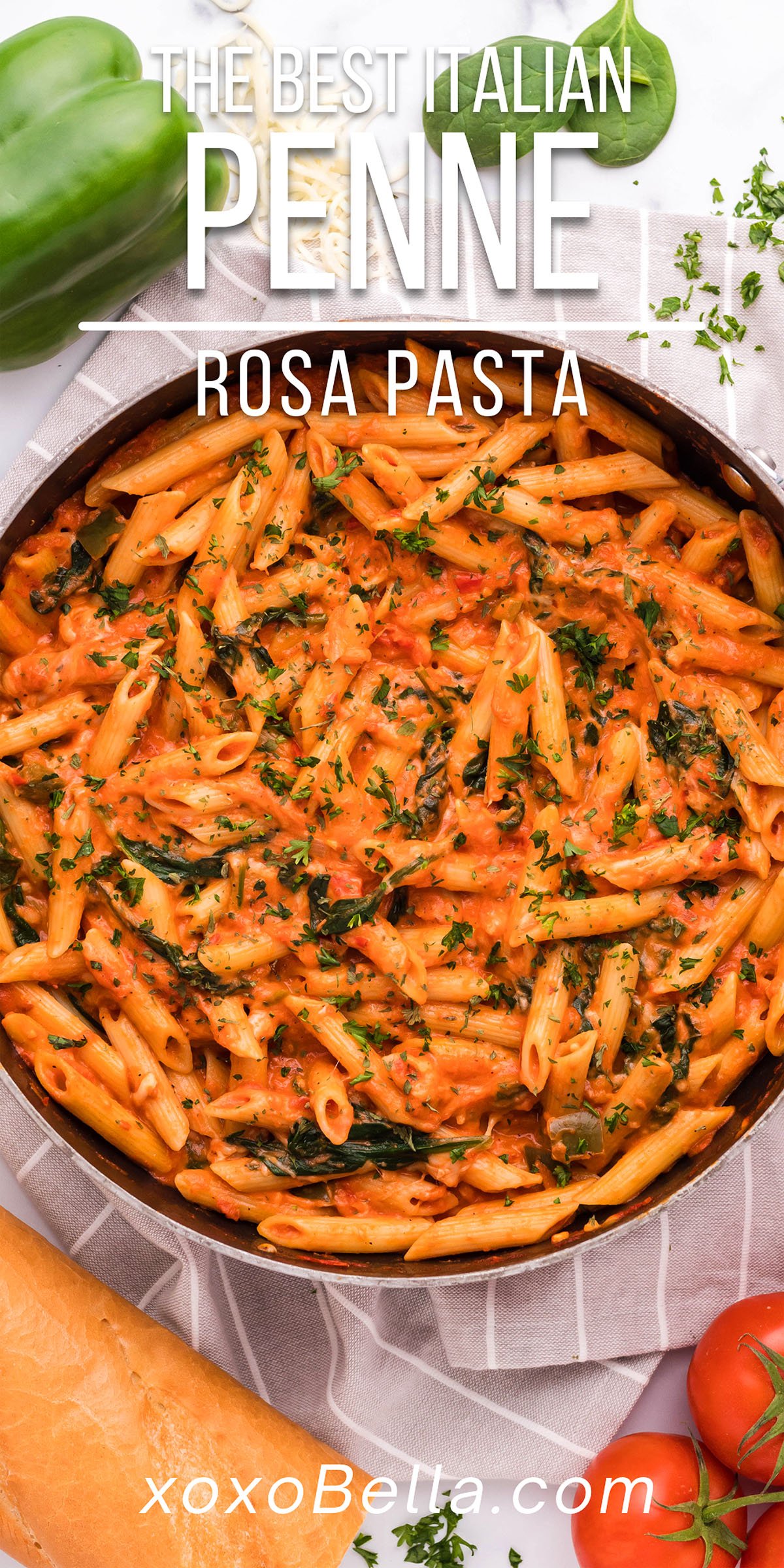 Italian Penne Rosa Pasta - xoxoBella