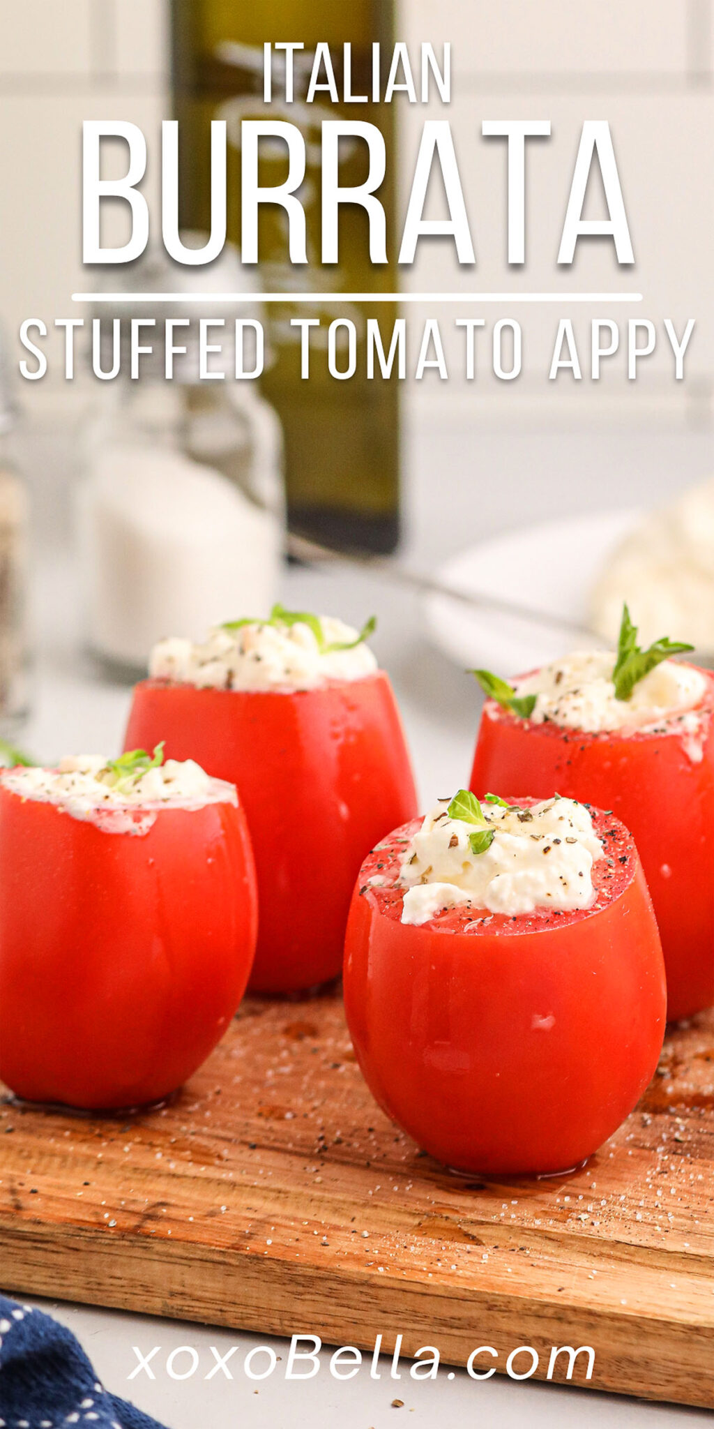 Tomato Burrata Bites - xoxoBella