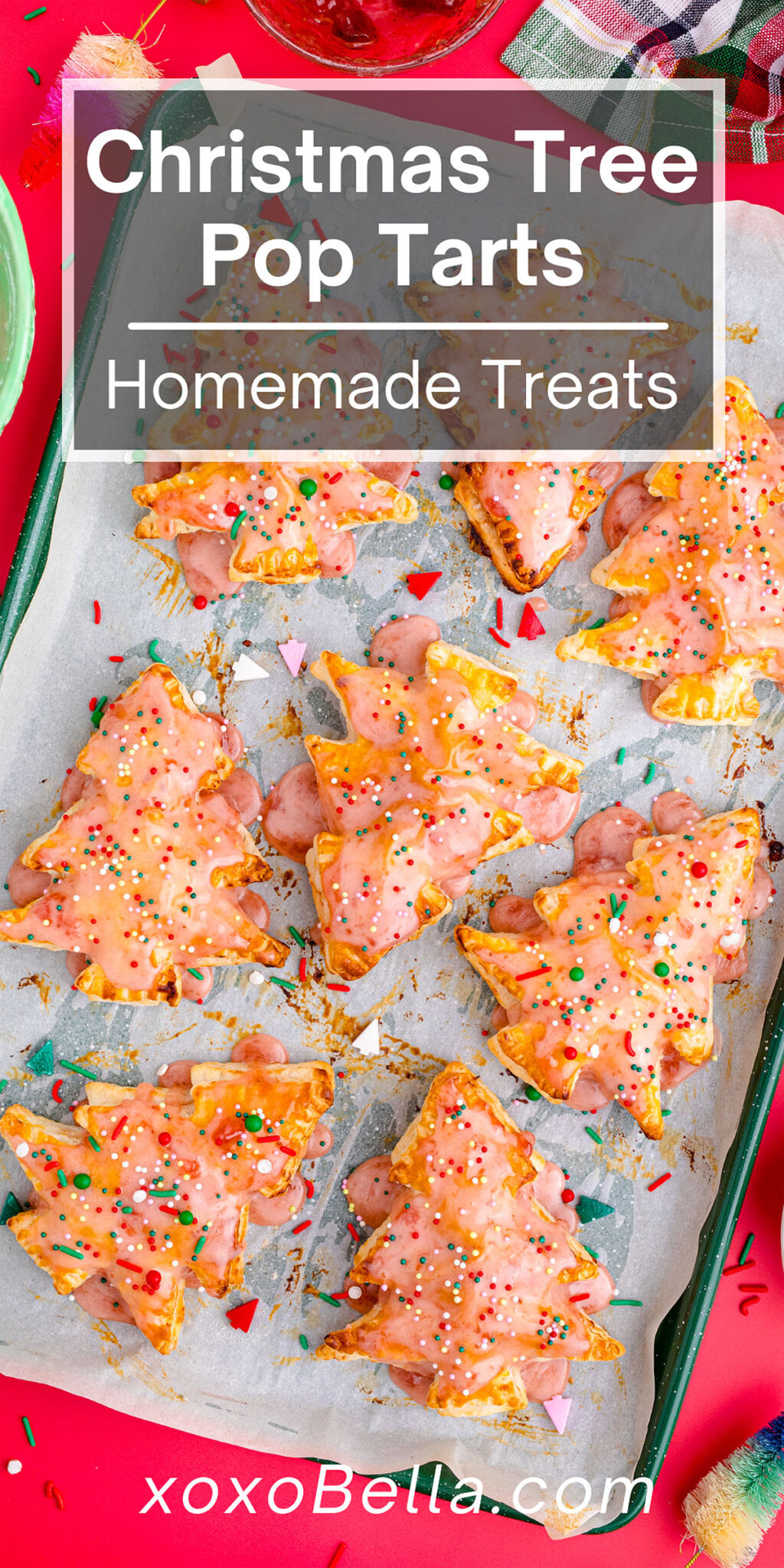 Christmas Tree Pop Tarts - xoxoBella