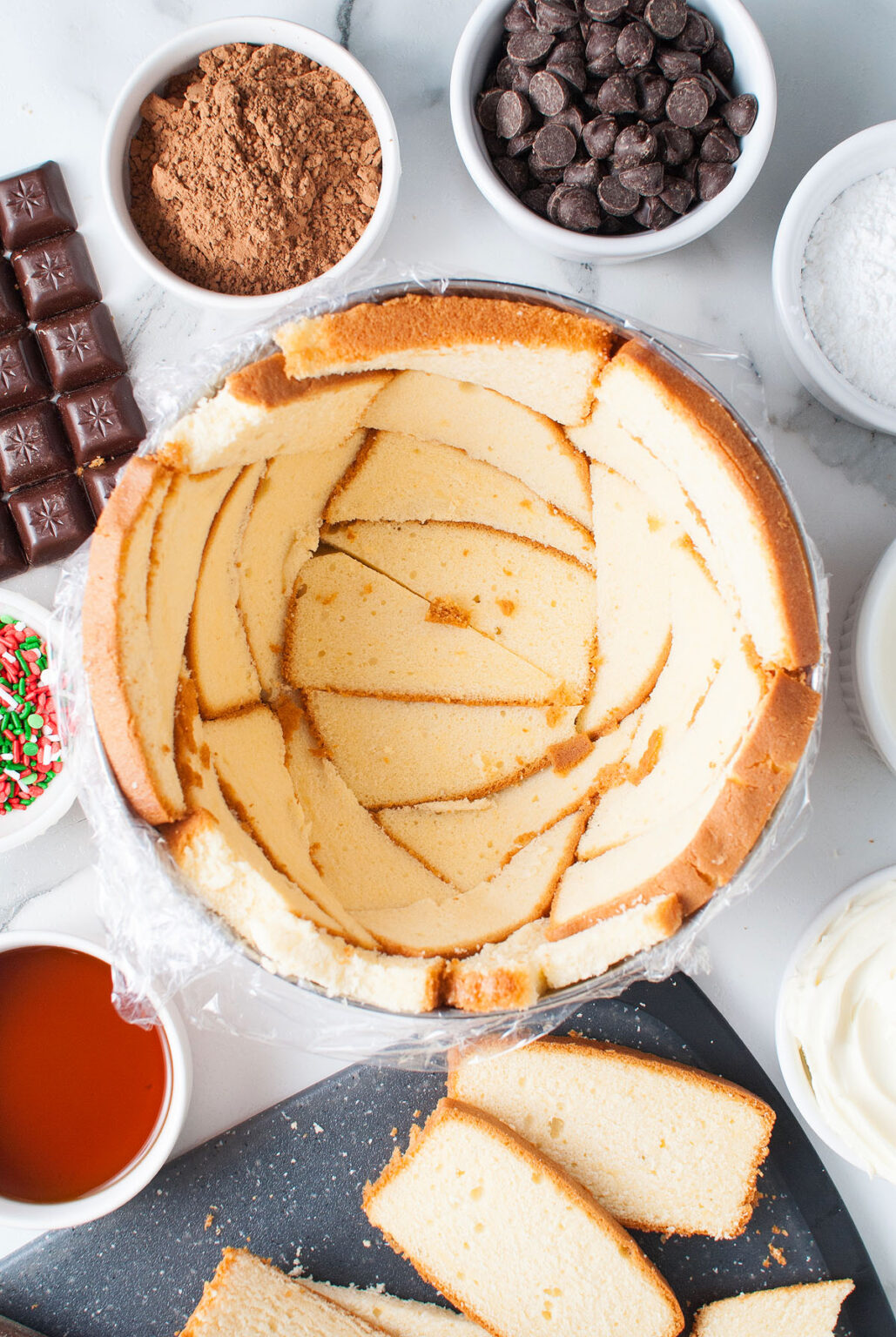Italian Christmas Zuccotto Cake - xoxoBella