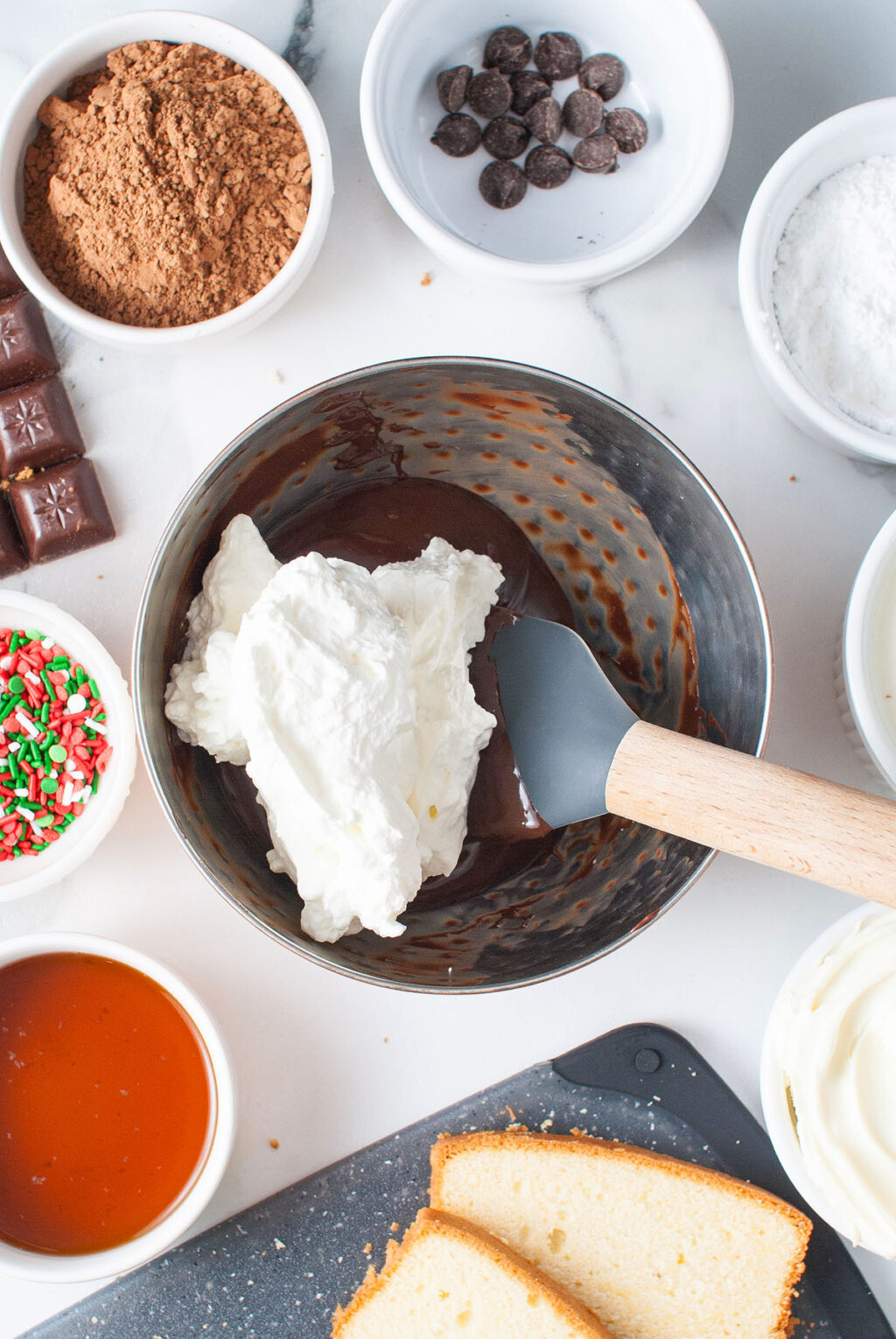 Italian Christmas Zuccotto Cake - xoxoBella