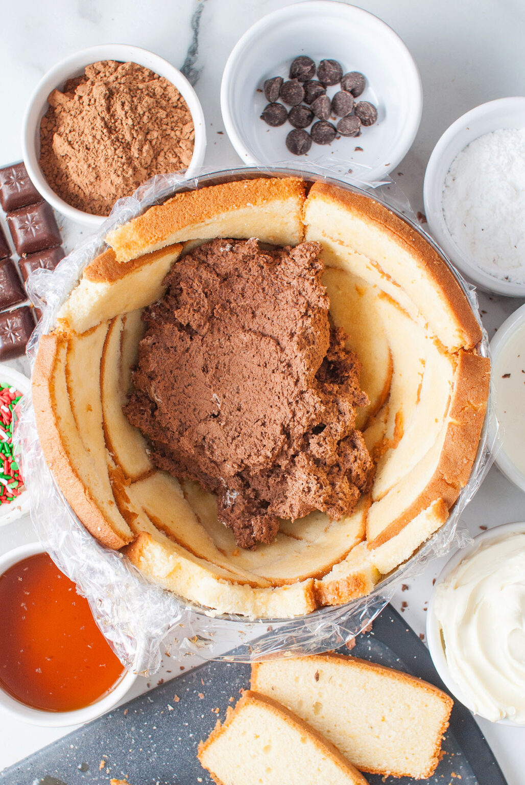 Easy Italian Christmas Zuccotto Cake - xoxoBella