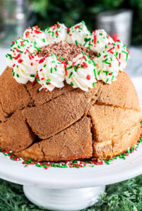 Italian Christmas Zuccotto Cake - xoxoBella