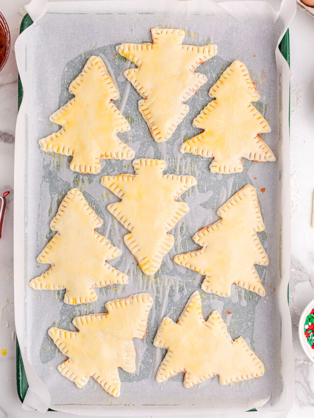 Christmas Tree Pop Tarts - xoxoBella