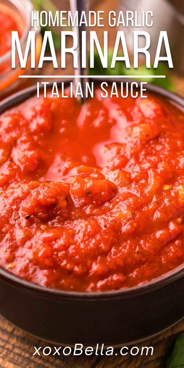 Garlic Marinara Sauce - xoxoBella