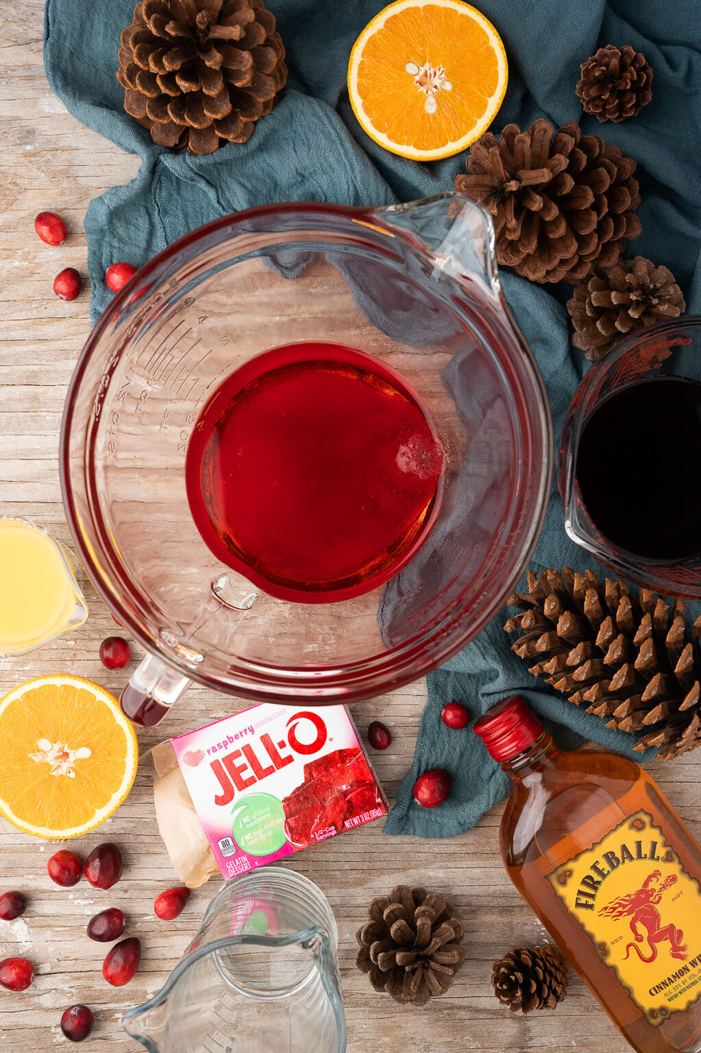 Mulled Wine Fireball Jello Shots - xoxoBella