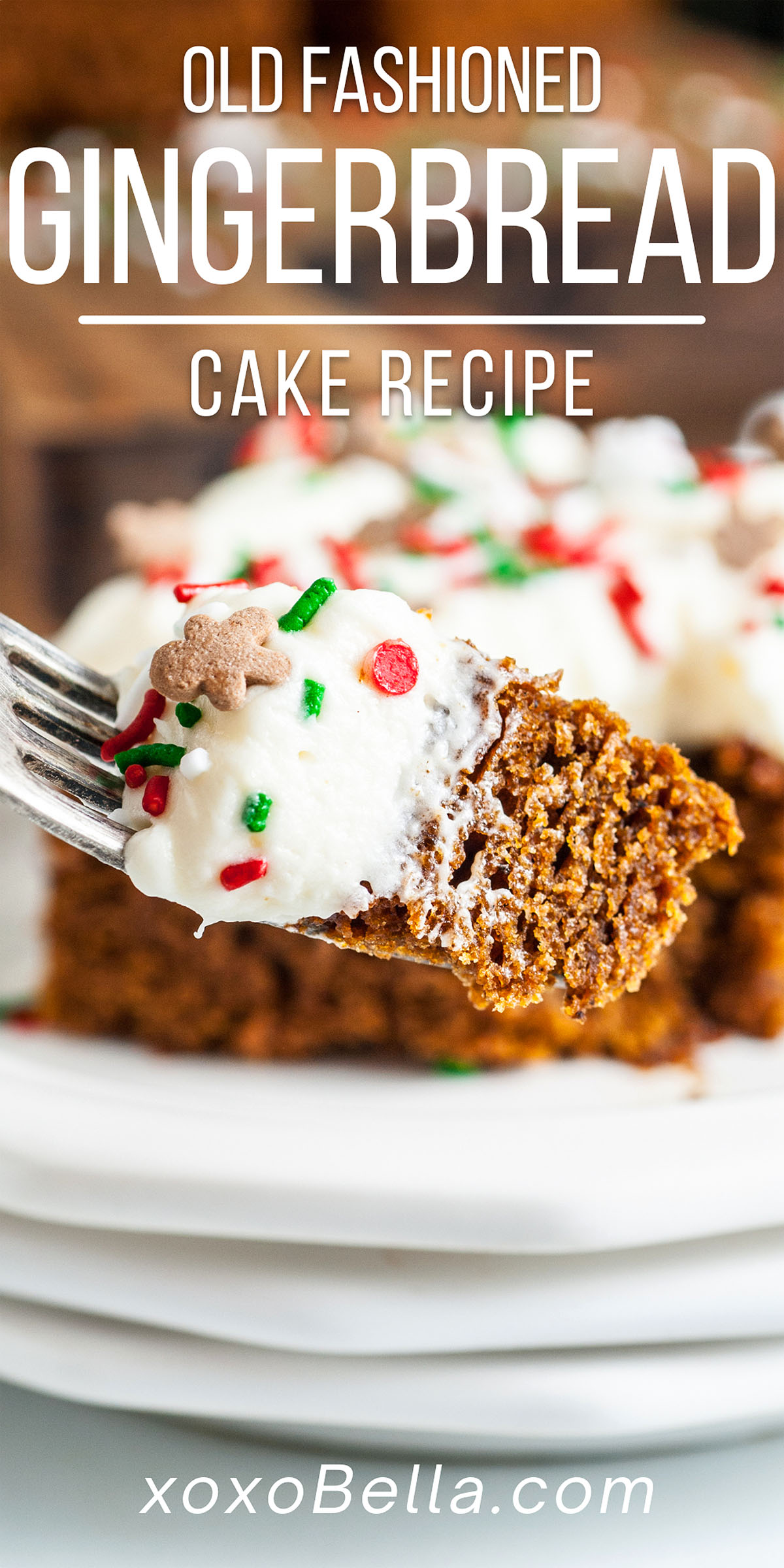 Old Fashioned Gingerbread Cake - xoxoBella