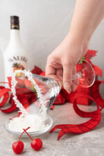 Santa's Hat Coconut Rum Cocktail - xoxoBella