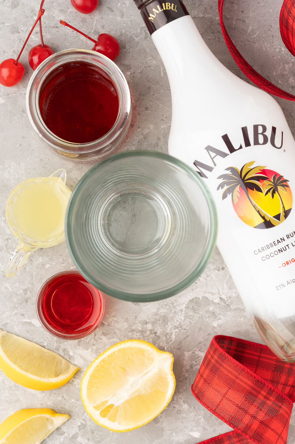 Santa's Hat Coconut Rum Cocktail - xoxoBella