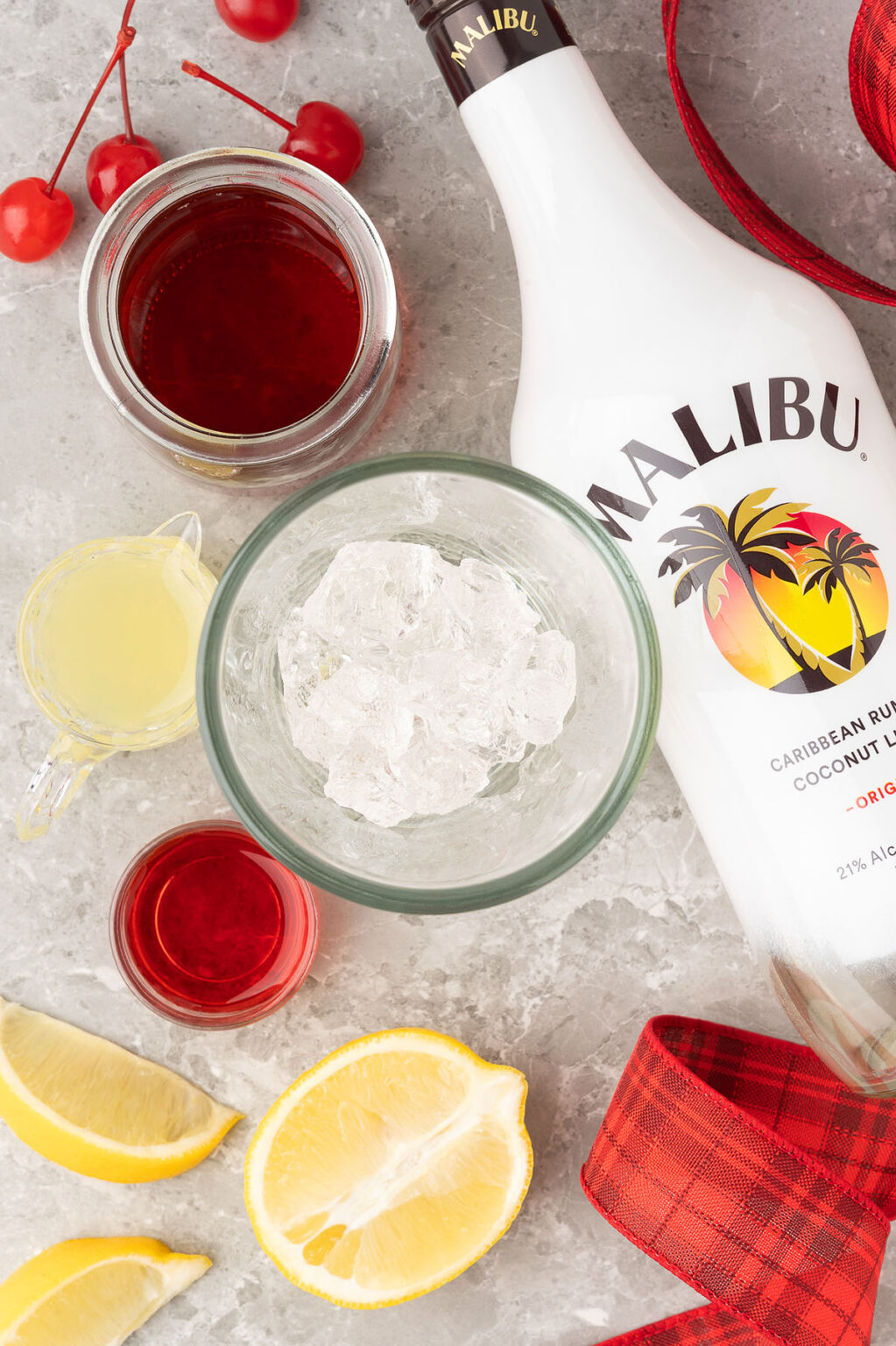 Santa's Hat Coconut Rum Cocktail - xoxoBella