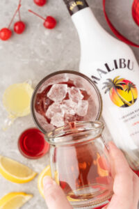 Santa's Hat Coconut Rum Cocktail - xoxoBella