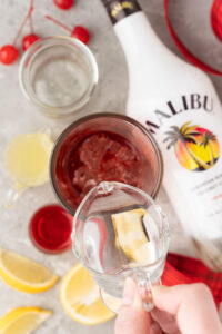 Santa's Hat Coconut Rum Cocktail - xoxoBella