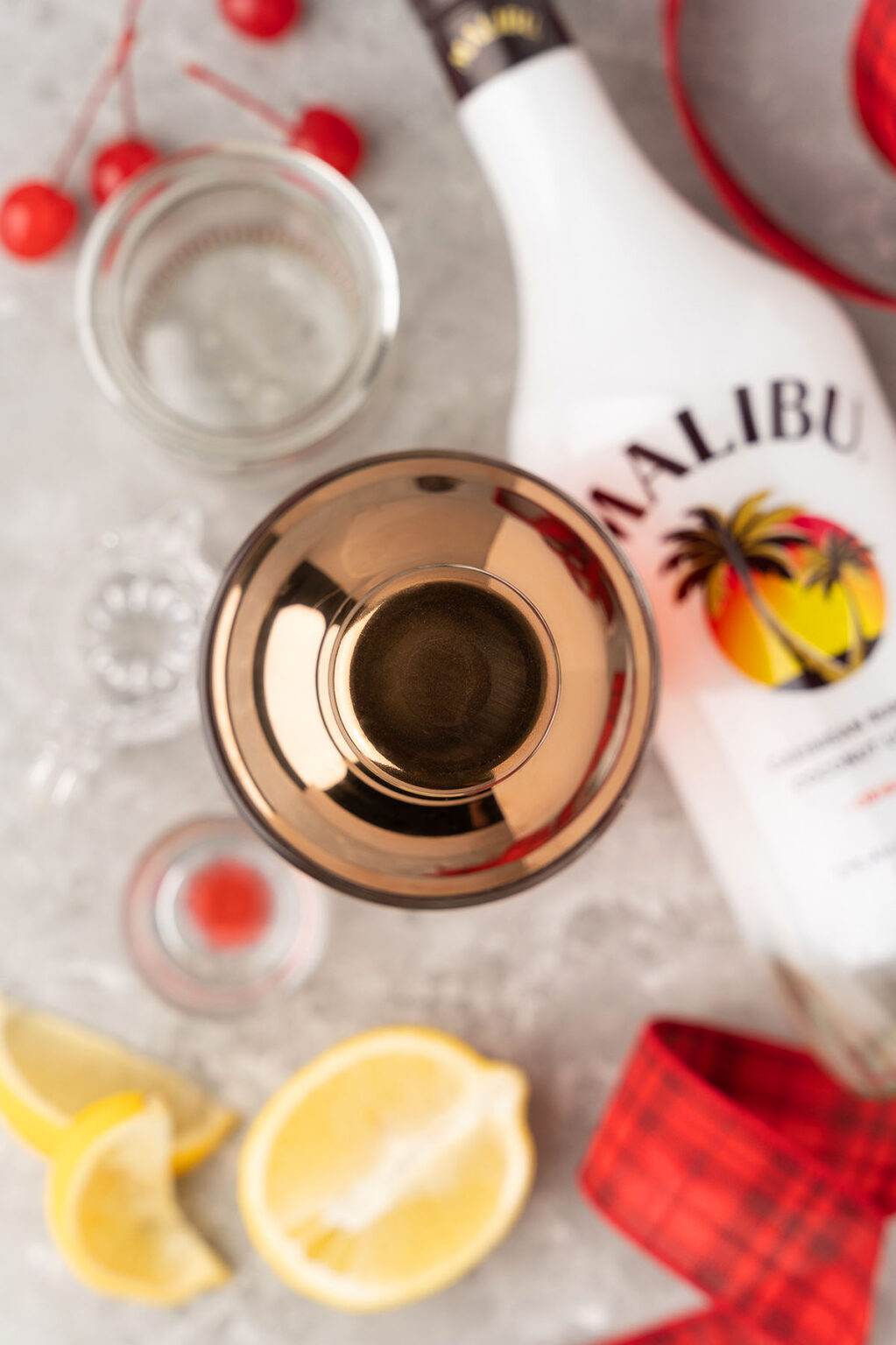 Santa's Hat Coconut Rum Cocktail - xoxoBella