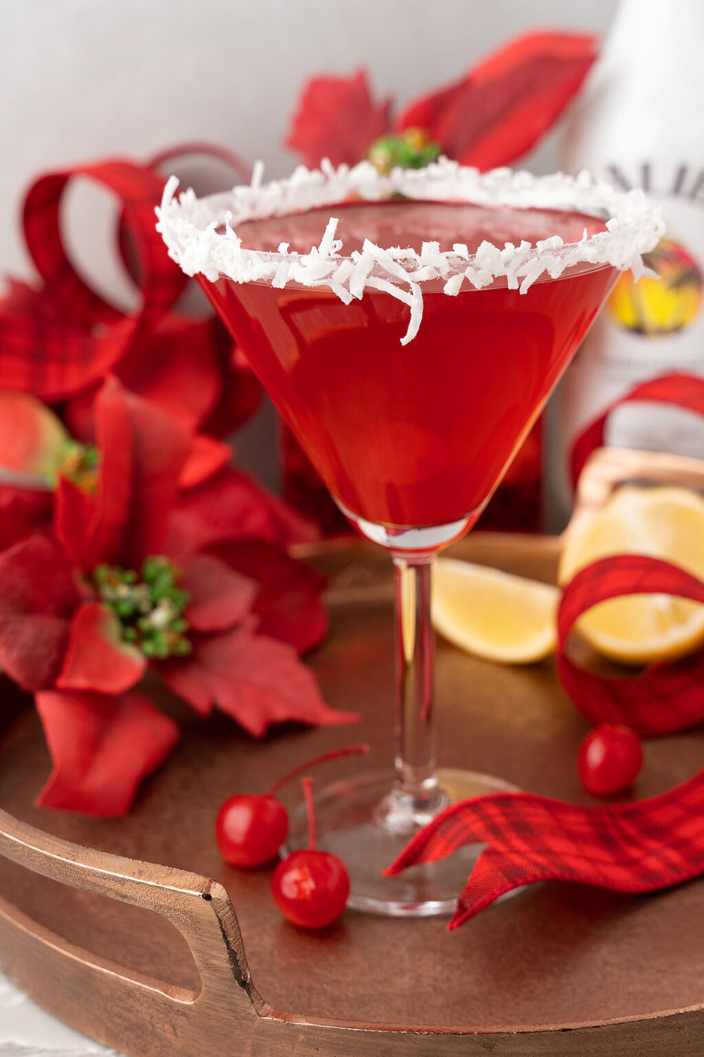 Santa's Hat Coconut Rum Cocktail - xoxoBella