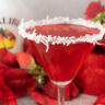 Santa's Hat Coconut Rum Cocktail - xoxoBella