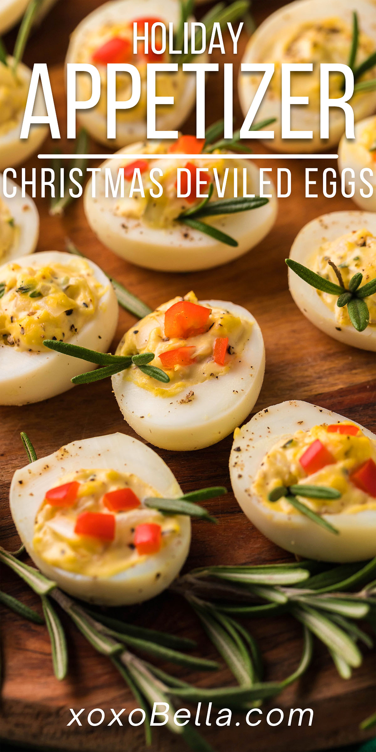 Christmas Deviled Eggs - xoxoBella