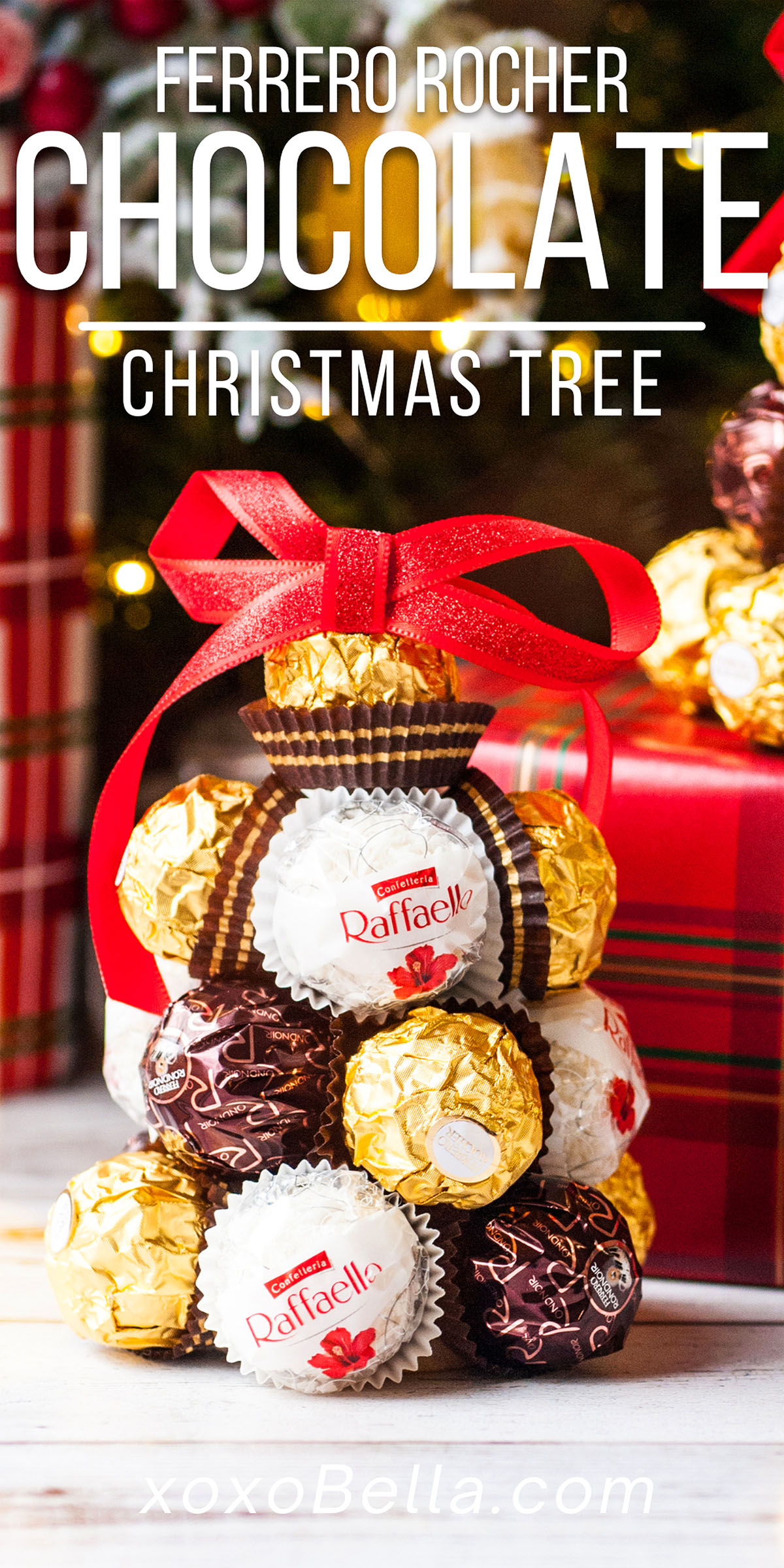 Homemade Ferrero Rocher Christmas Tree - xoxoBella