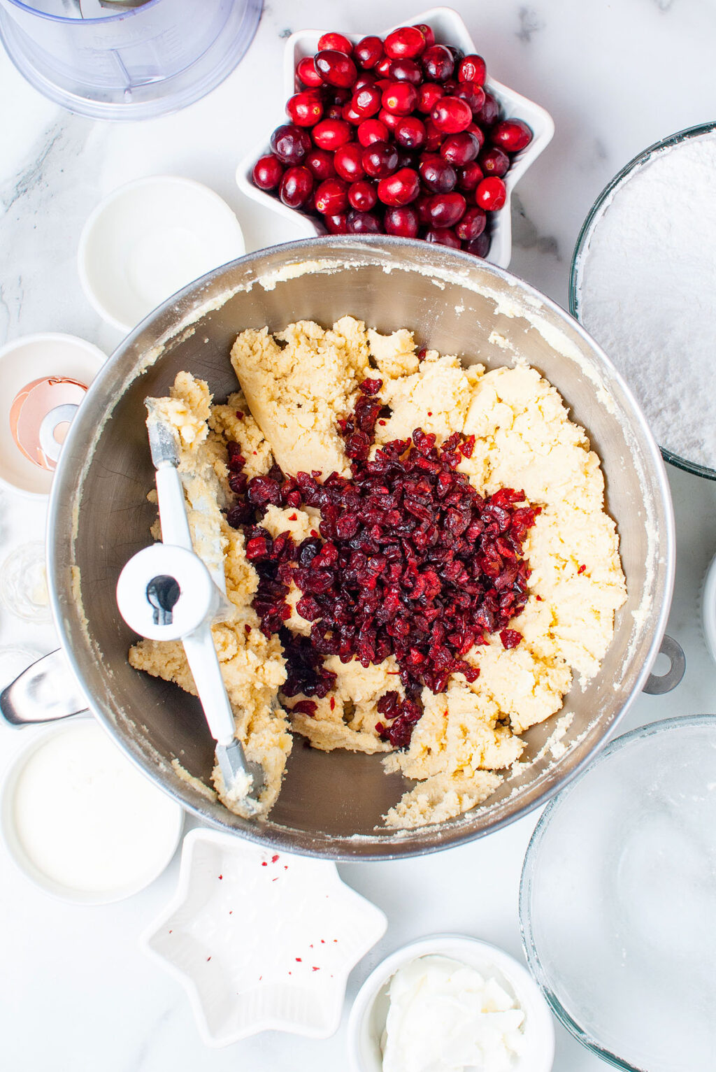 Sparkling Frosted Cranberry Cookies - xoxoBella