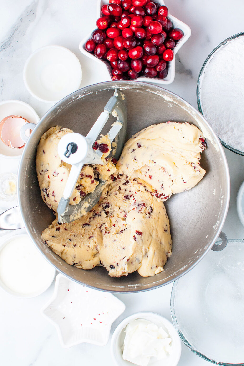 Sparkling Frosted Cranberry Cookies - xoxoBella