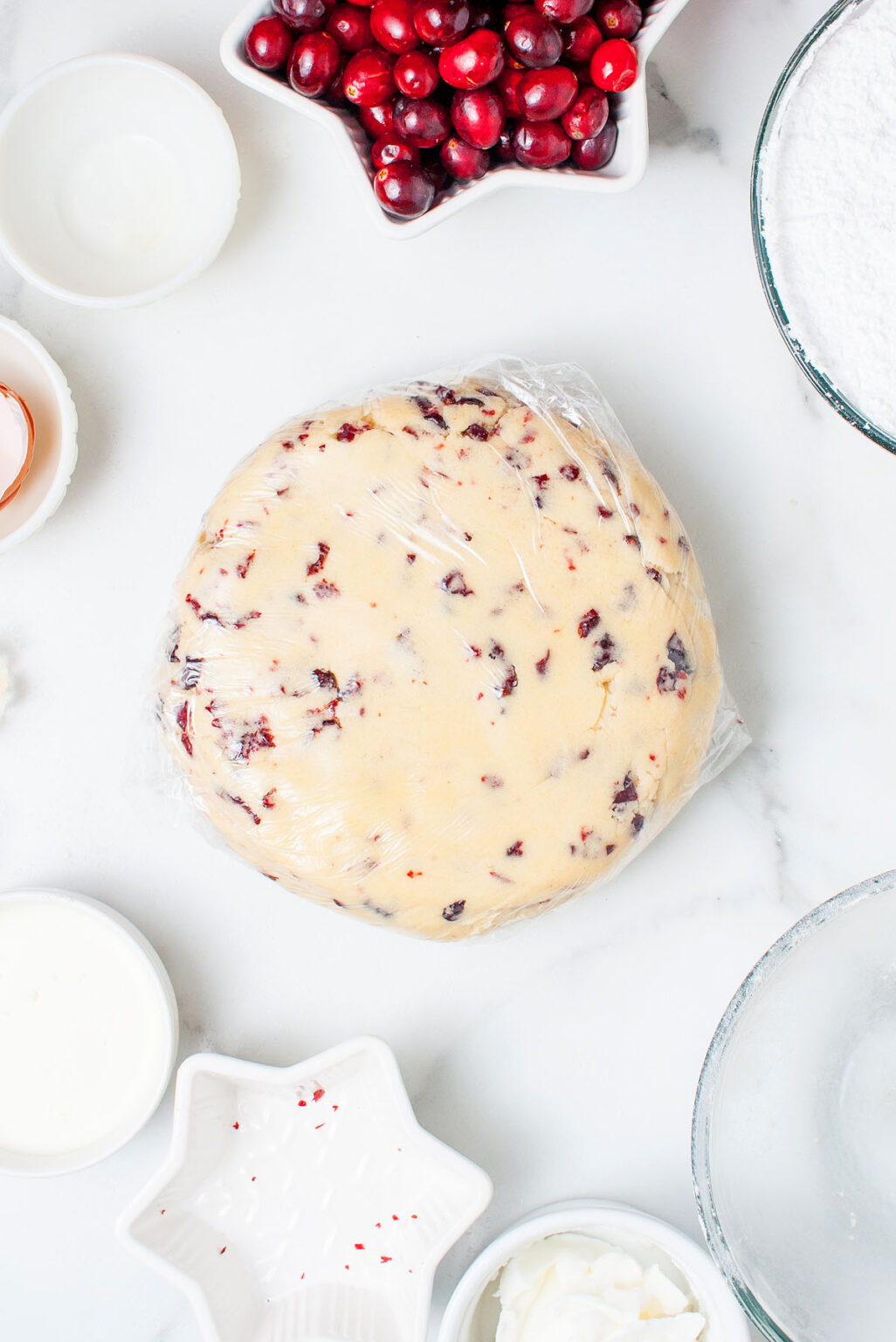 Sparkling Frosted Cranberry Cookies - xoxoBella