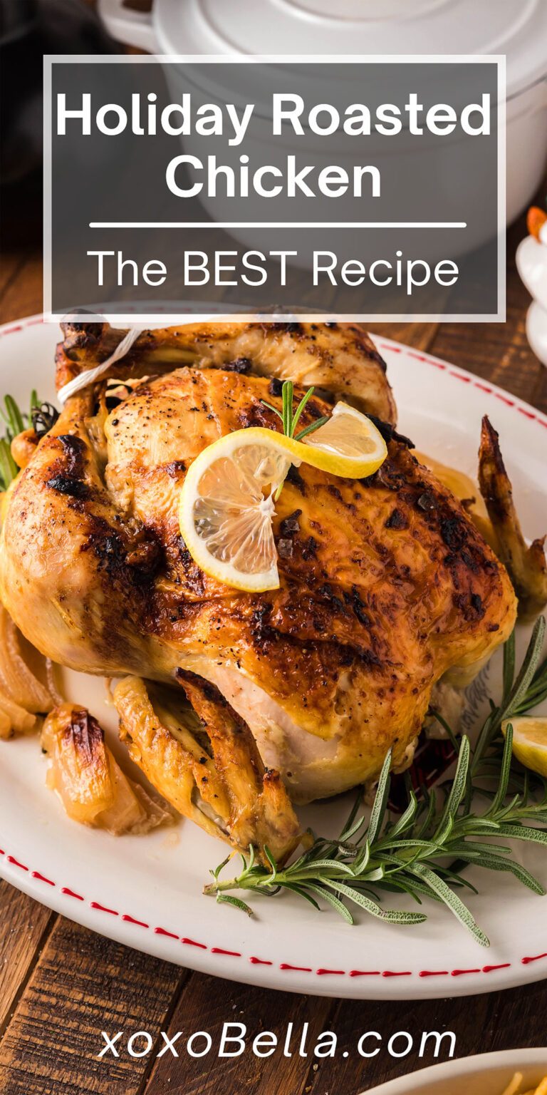 Holiday Roasted Chicken - xoxoBella