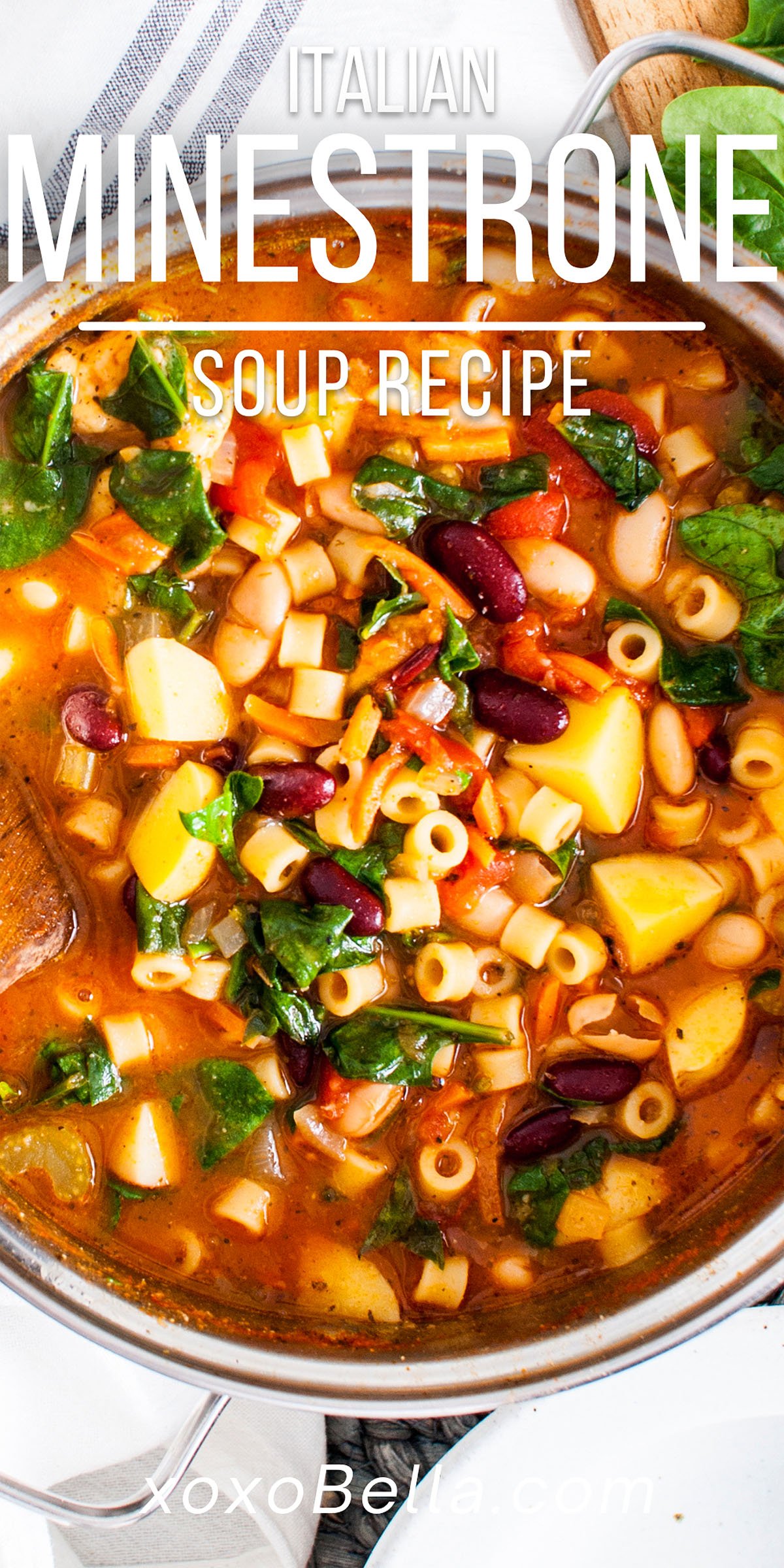 Italian Minestrone Soup - xoxoBella