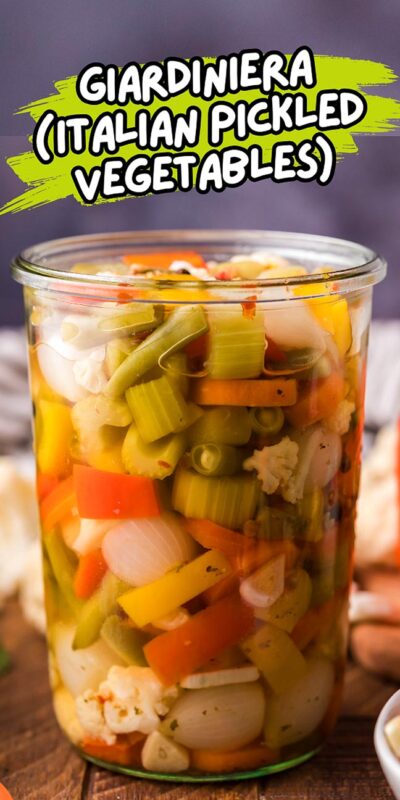 Giardiniera (Italian Pickled Vegetables) - xoxoBella