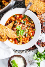 Italian Minestrone Soup - xoxoBella