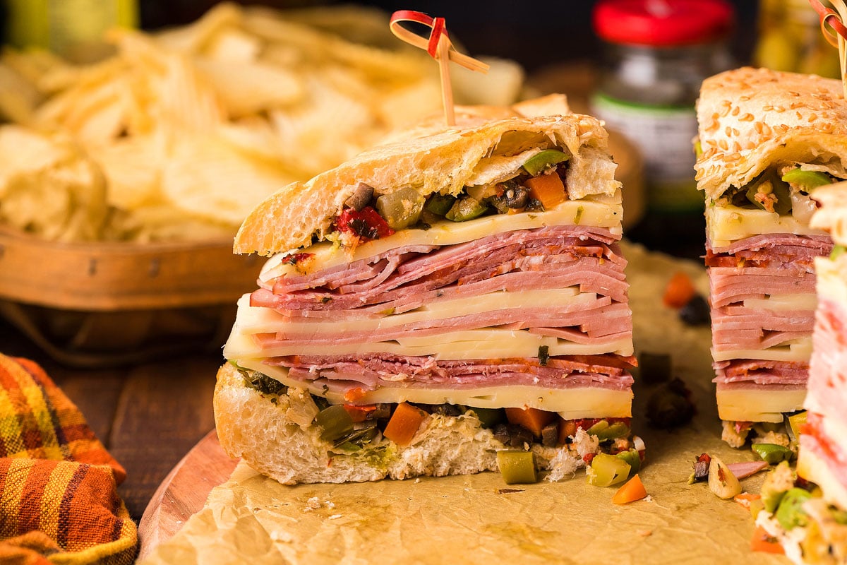 Muffaletta Sandwich - xoxoBella