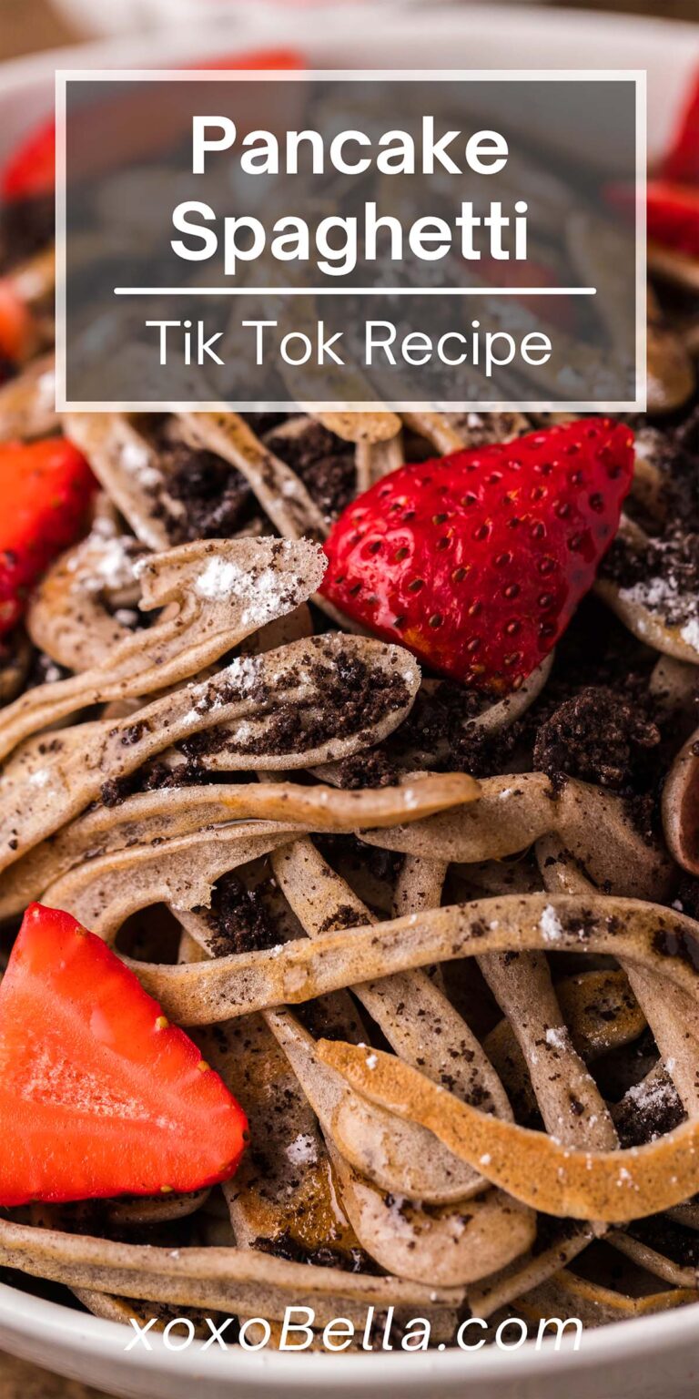 Chocolate Pancake Spaghetti - xoxoBella
