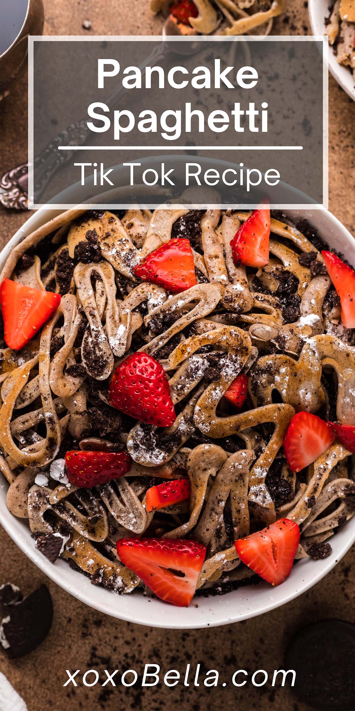 Chocolate Pancake Spaghetti - xoxoBella